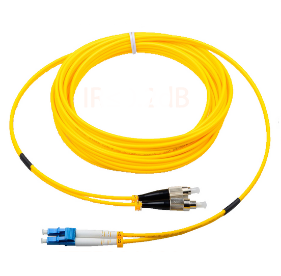 FC to LC singlemode duplex optical fiber jumper 0.2dB insertion loss ...