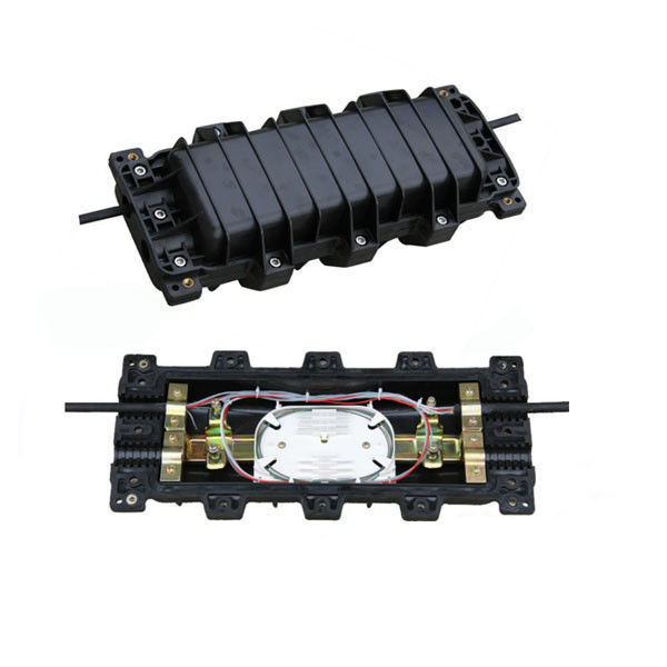 24 Fibers In Line Type Fiber Optic Splice Closure Mpp Material