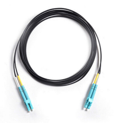 Drop Cable Corning Optical Fiber Patch Cord LC/UPC To LC/UPC OM3 50/125 ...