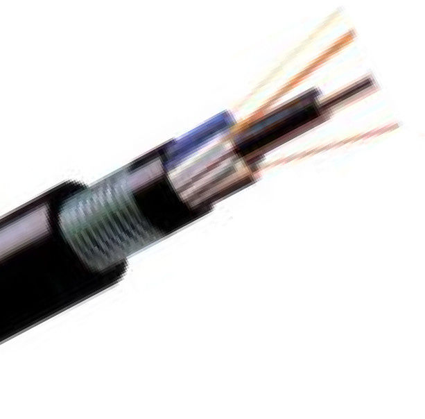 Armored and Double Sheathed Fiber Optical Cable , outdoor optical fiber ...