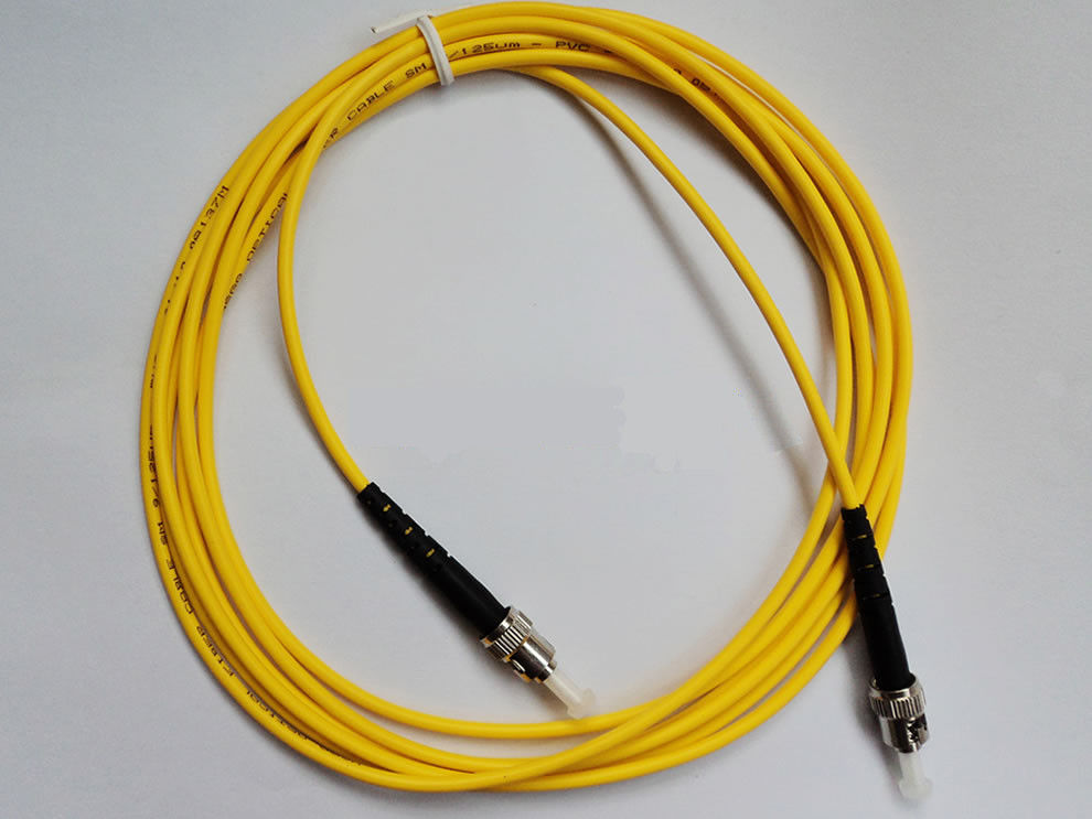 Fiber Optic Patch Cord ST-ST Single mode , Simplex(SM SX) easy for operation for FTTX + LAN