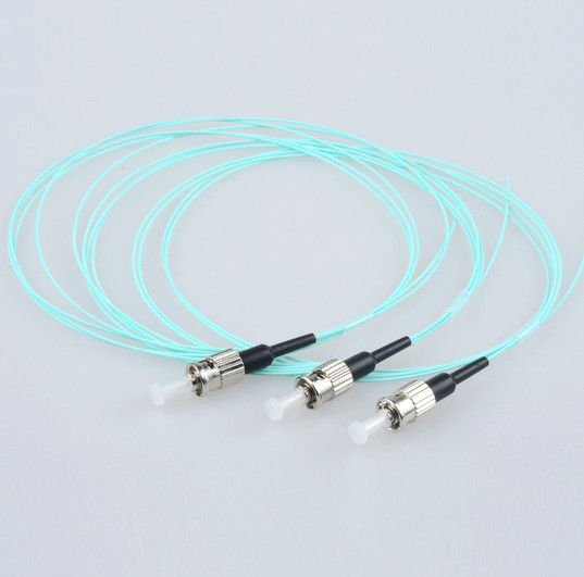 FC/UPC OM3 0.9mm Fiber Optic Pigtail LSZH aqua cable IL