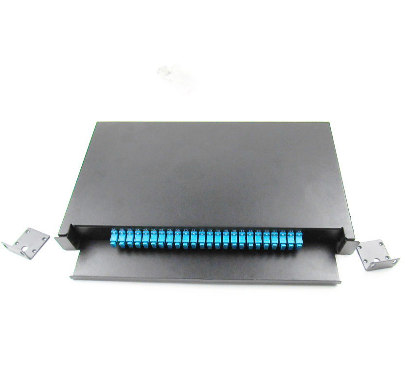 19'' Standard Structure terminal box SC adapter drawer type Fiber Optic ...