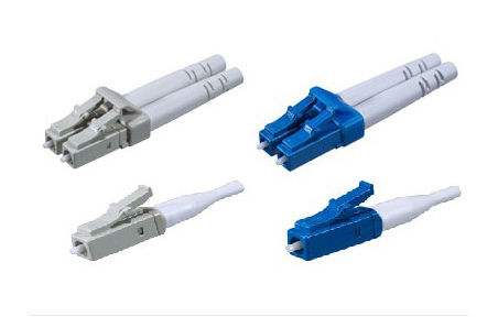 LC Single Mode Or Multi Mode LC Fiber Optic Connector UL-rated Plastic ...