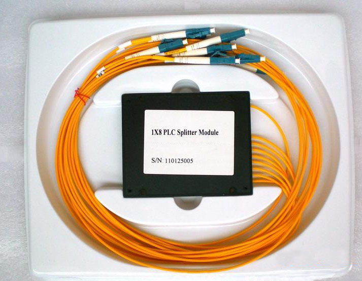 Environmental Stable 1×8 PLC Fiber Optic Splitter for CATV Systems ...