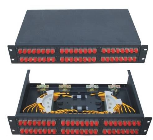 FC48 Rack-Mounted Fiber Optic Patch Panel Terminal Box Applicable in ...