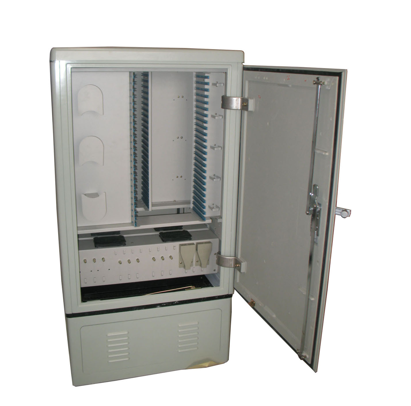 Stainless steel material Fiber Optic Cross-Connection Cabinet, Used for ...