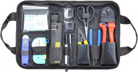 Variety Convenient Black Fiber Optic Hand Tool Bags / Fiber Termination ...