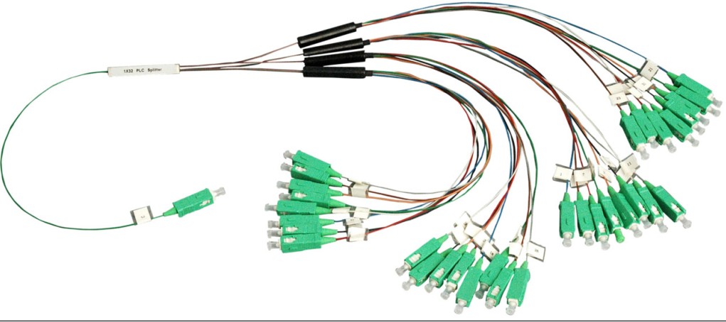 Single Mode and Multi Mode 1×32 PLC Fiber Optic Splitter for System and ...