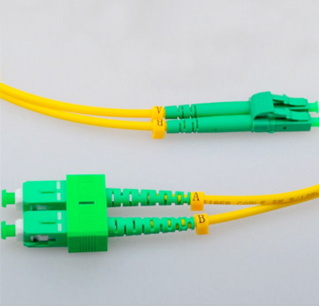 High dense connection SC Fiber Optic Patch Cord general push / pull ...
